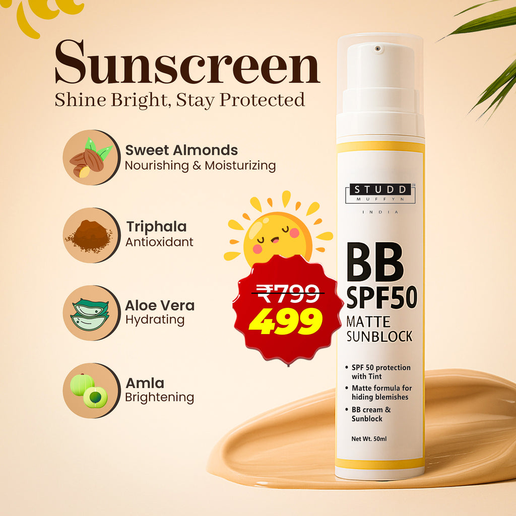 BB SPF 50 sunscreen – nuskhebyparas